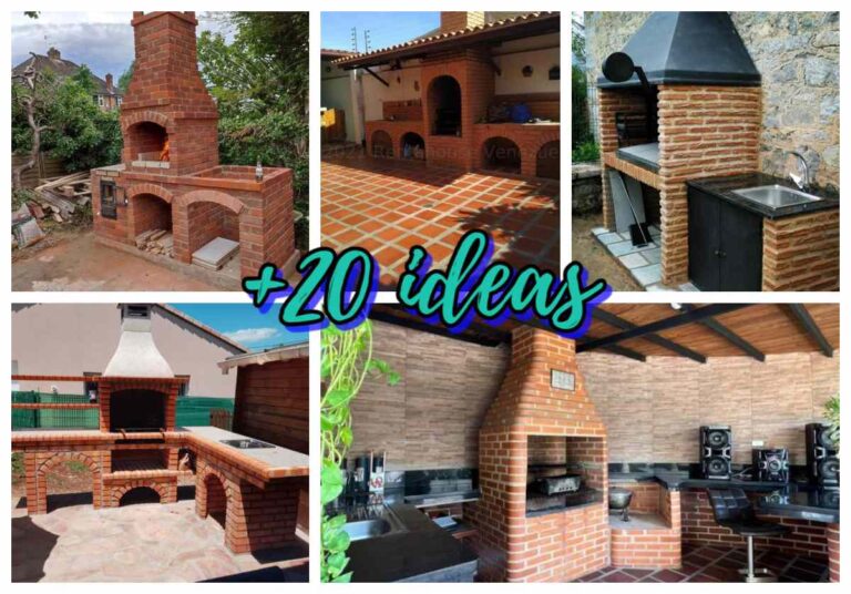 Barbacoas de ladrillo en terrazas de casas modernas. - PARRILLAS BLOG