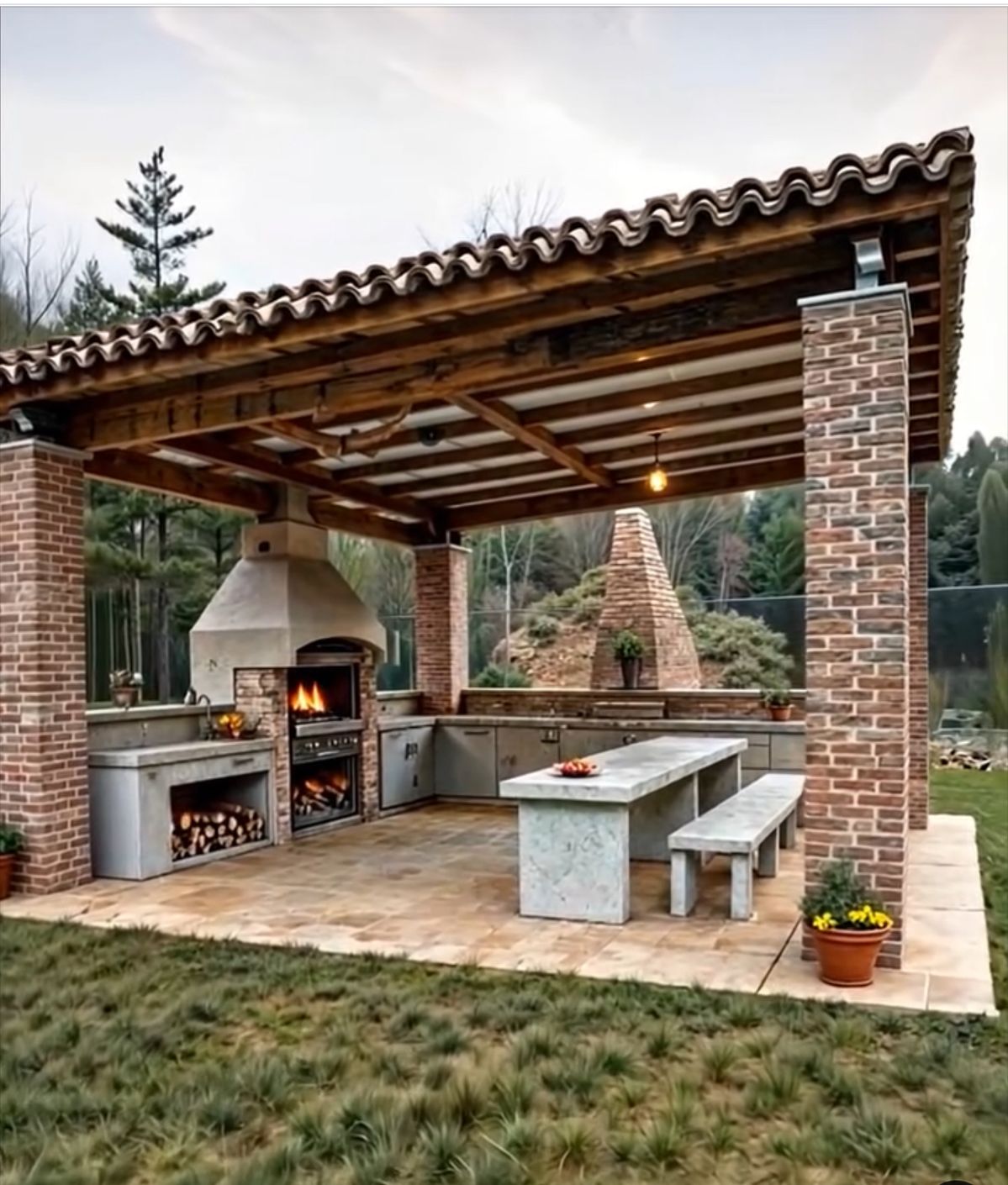Parrilla rústica de ladrillo: Tradición para tu espacio exterior ...